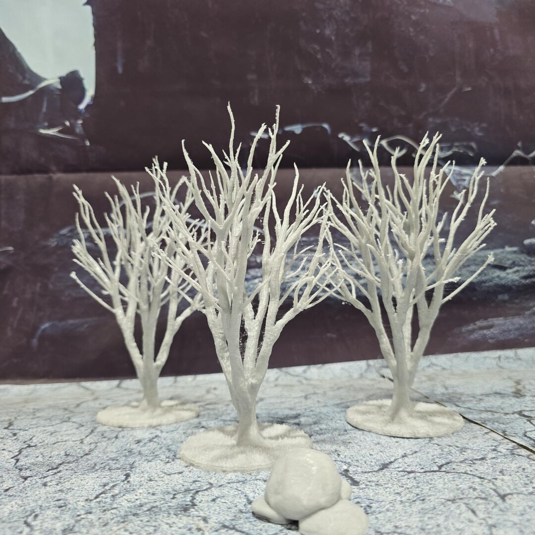 Bare Trees Set of 3: Realistic Terrain for Tabletop Rpgs, Dioramas, and ...