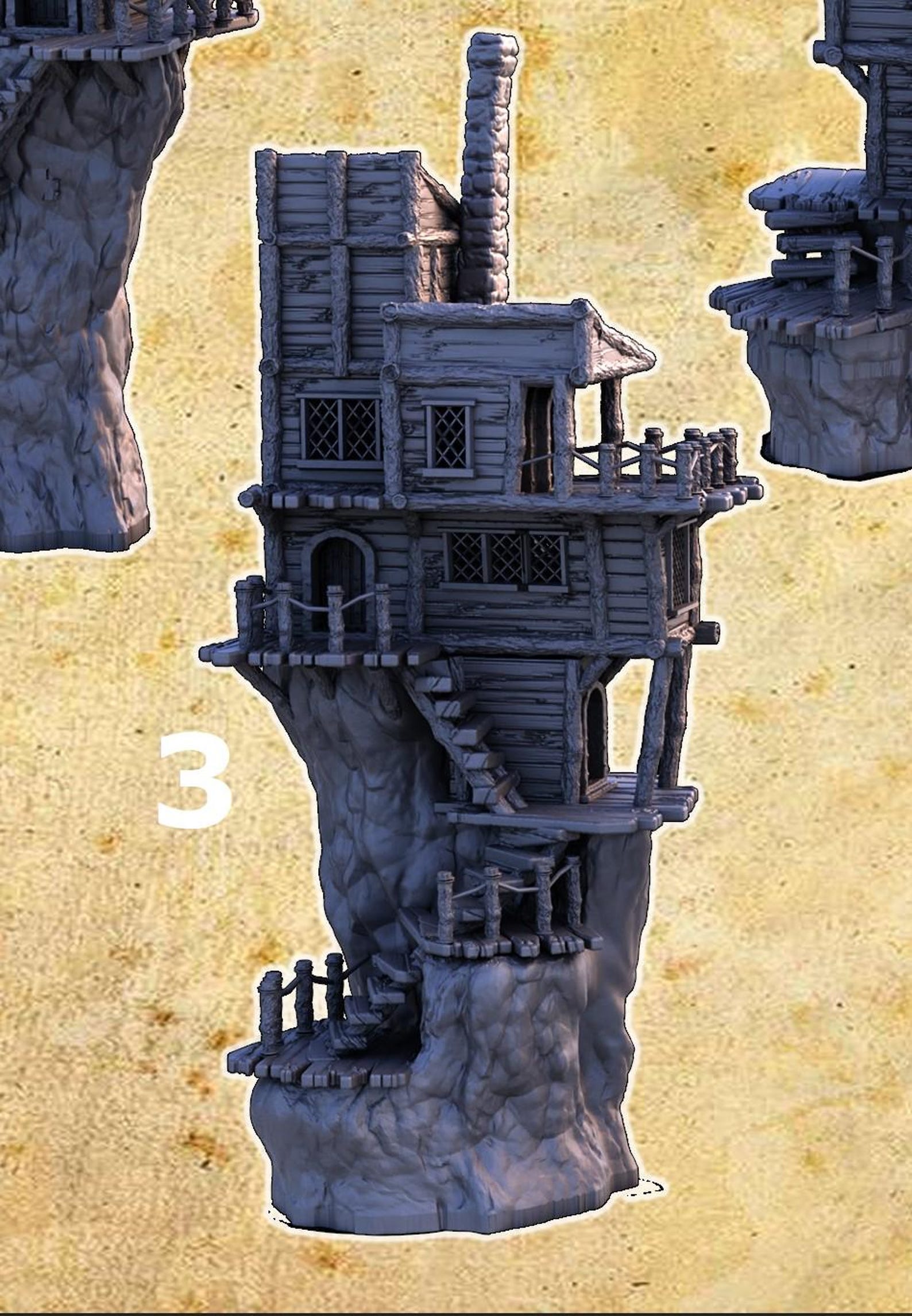 Cliffside Slum Houses - Complete Collection or Individual Pieces for ...