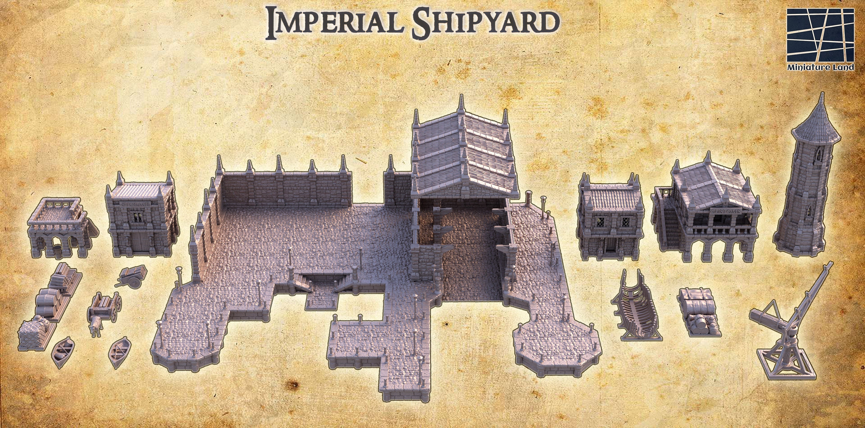 Imperial Shipyard, Shipwright, Docks, Lighthouse - Etsy