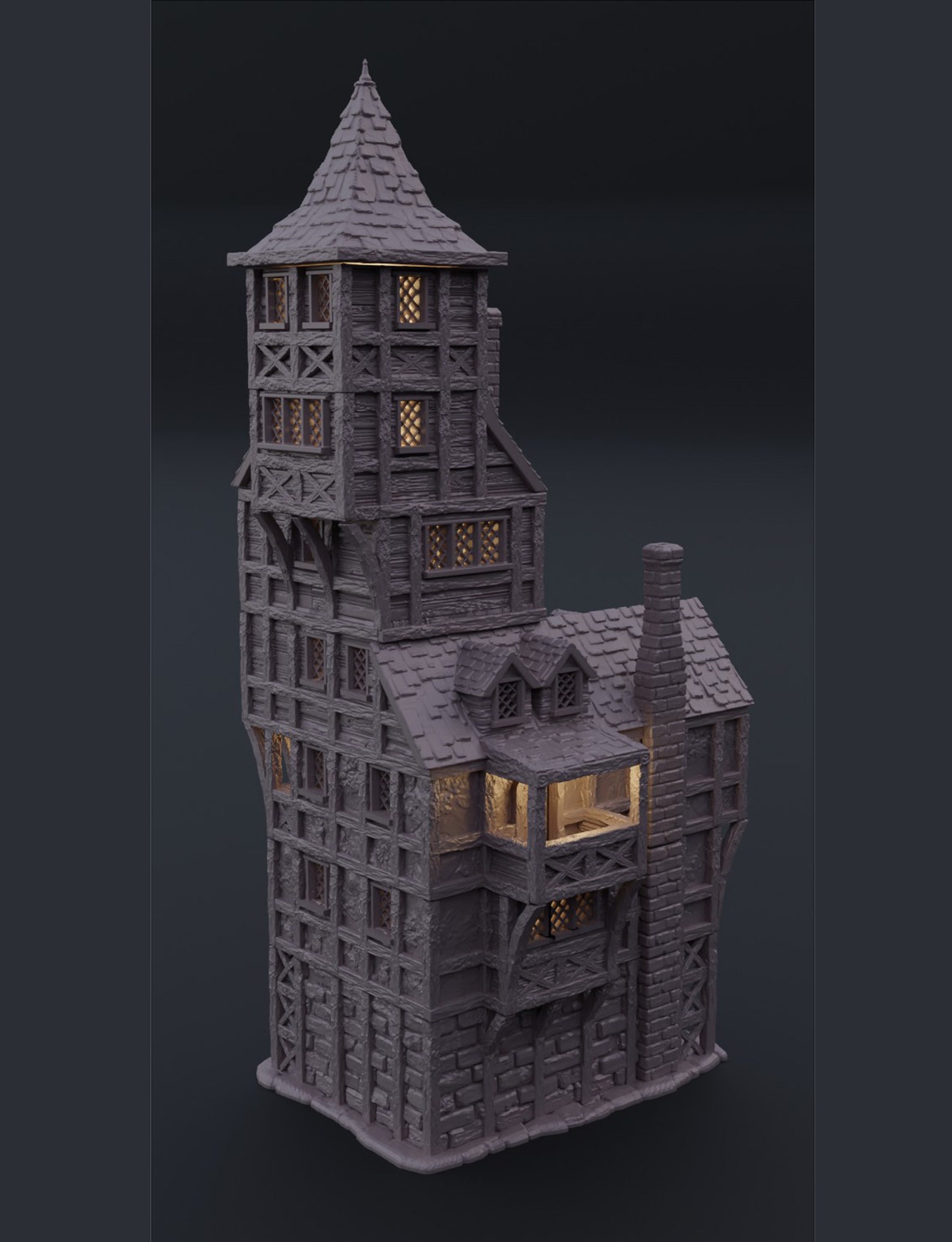 High House, City Building, Mansion, High Rise Building, 7 Stories, City ...