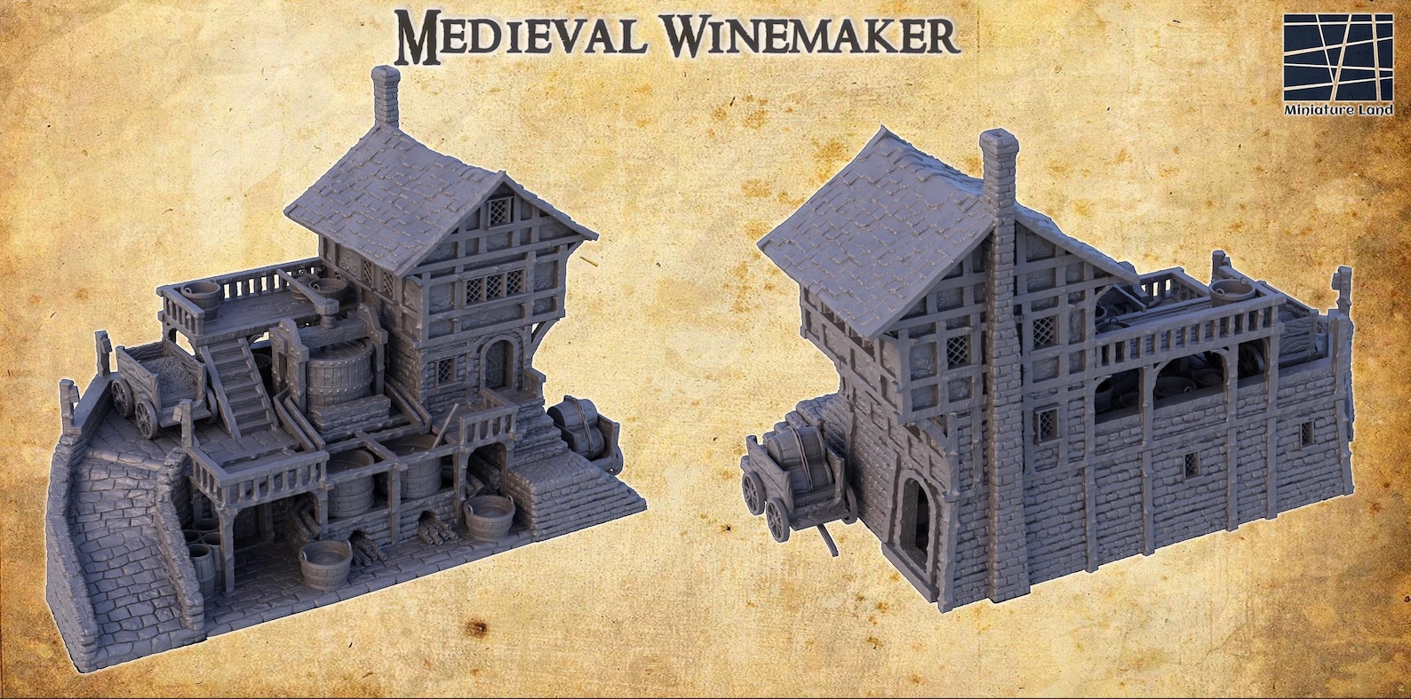 Medieval Winemaker: 14th Century Winery for Fantasy Rpgs - Etsy