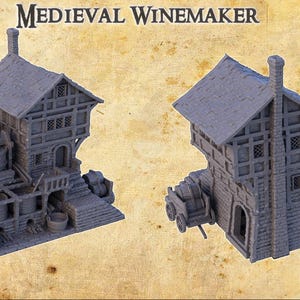 Medieval Winemaker: 14th Century Winery for Fantasy Rpgs - Etsy
