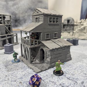 Slums District Set - 9 Slum Houses for Dnd, Pathfinder, and Wargaming ...