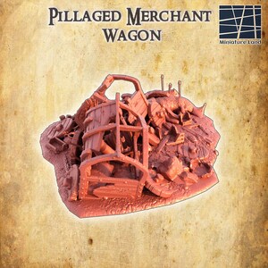 Pillaged Merchant Wagon Merchant Ruin Cart Ruin Wagon Ruin - Etsy