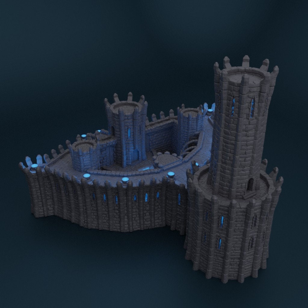 Wizard Academy Castle Wizard Castle Magic Terrain Magic - Etsy