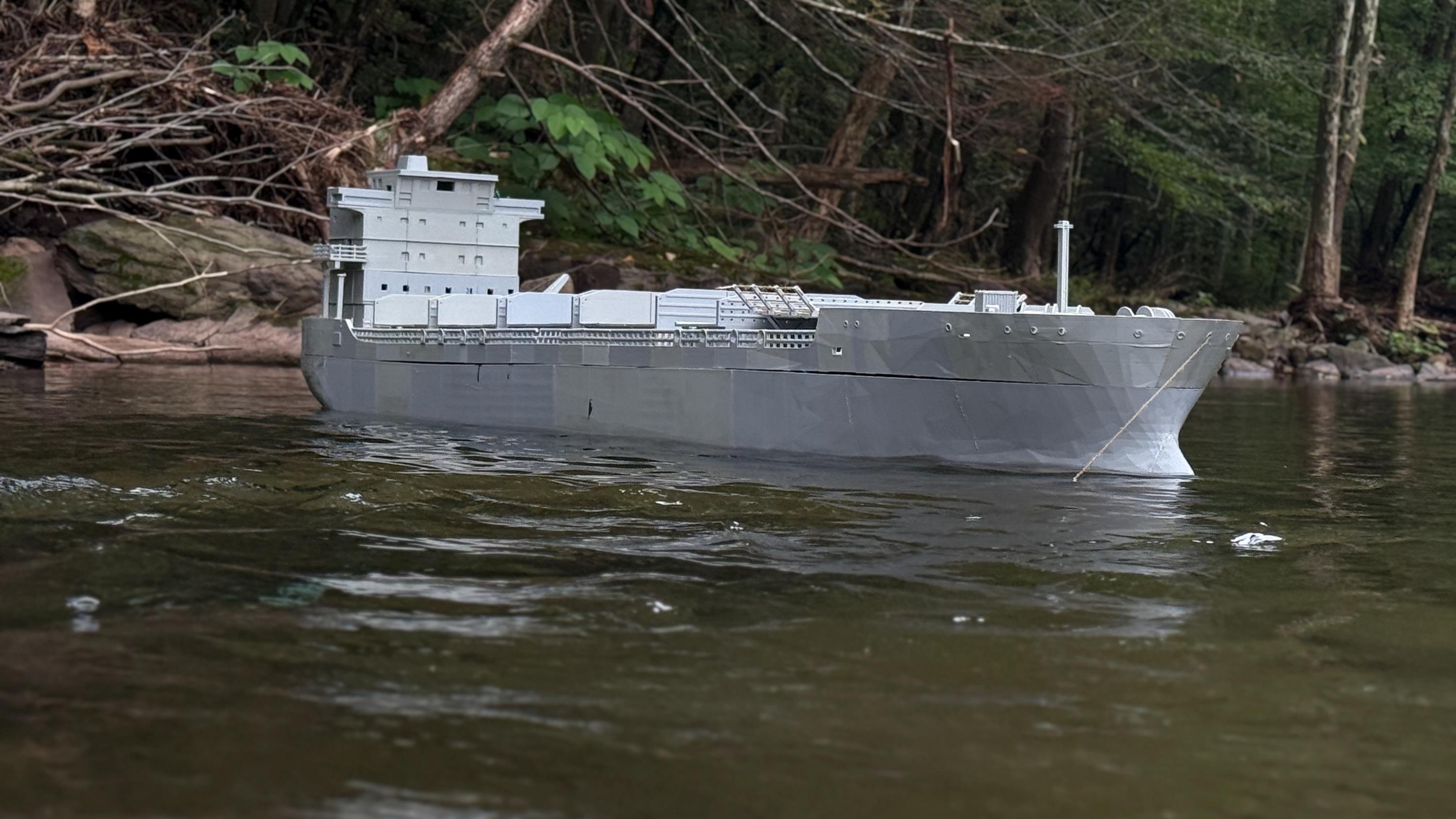 8ft Playable Cargo Ship: Modern Wargame Terrain, Removable Decks - Etsy