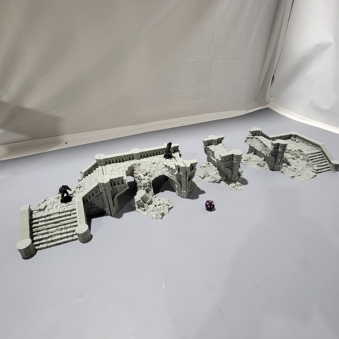 Arkenfel Bridge Ruins, Modular Bridge Ruins, Dungeons and Dragons ...