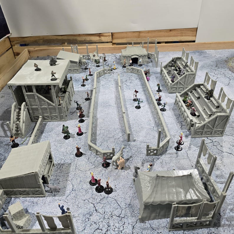 Medieval Jousting Grounds: High-detailed Historical Diorama for ...