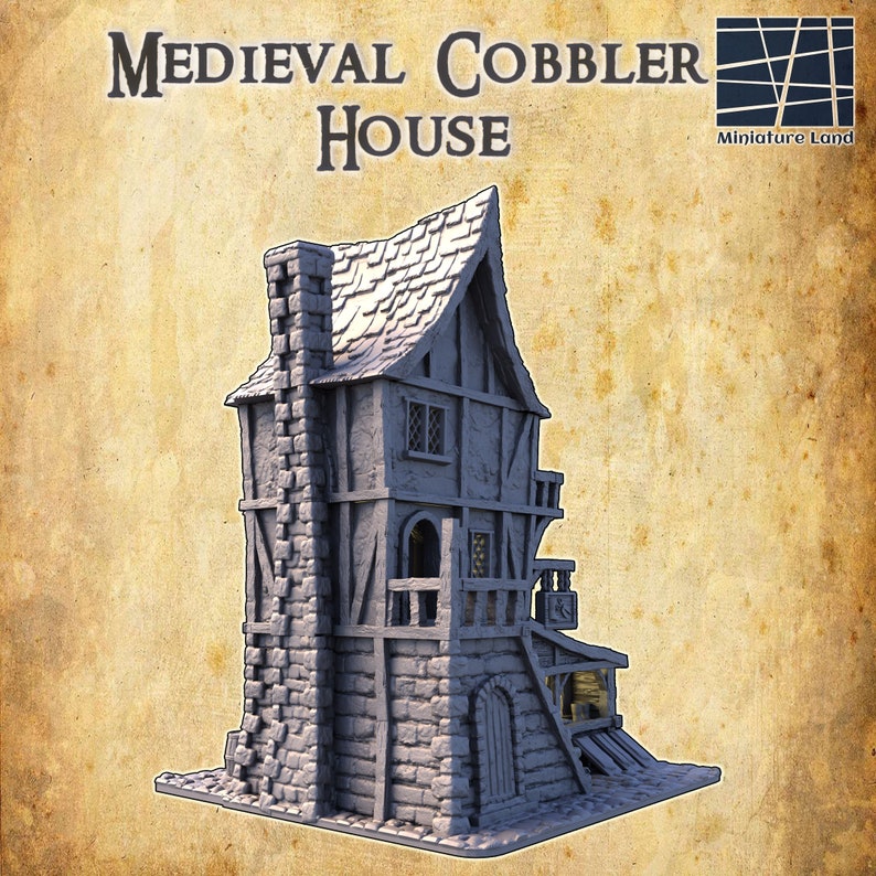 Cobblers House, Medieval Cobbler, Cobbler, Shoemaker - Etsy