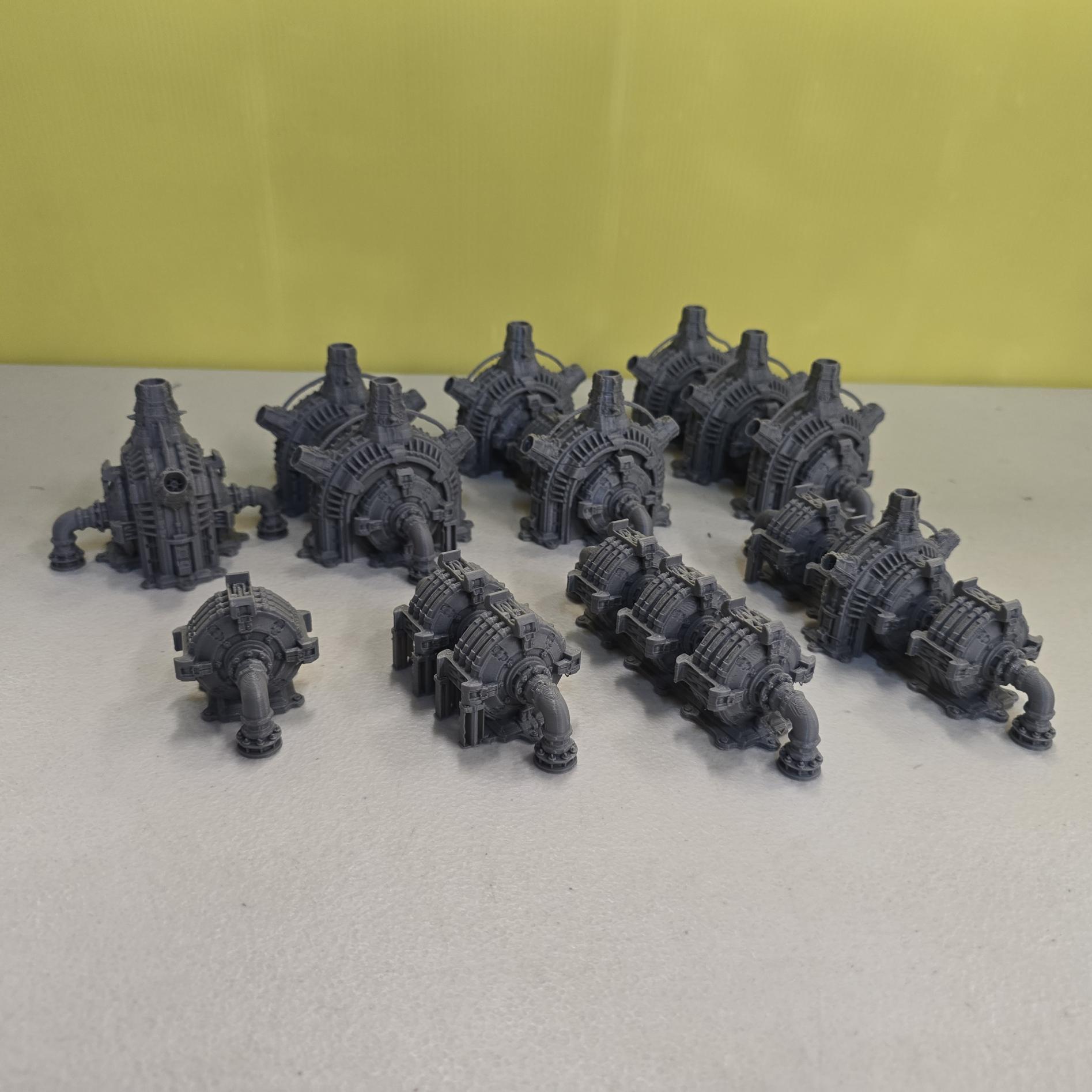 Grimdark Generators 28mm – 3D Printed Unpainted PLA Terrain Building ...