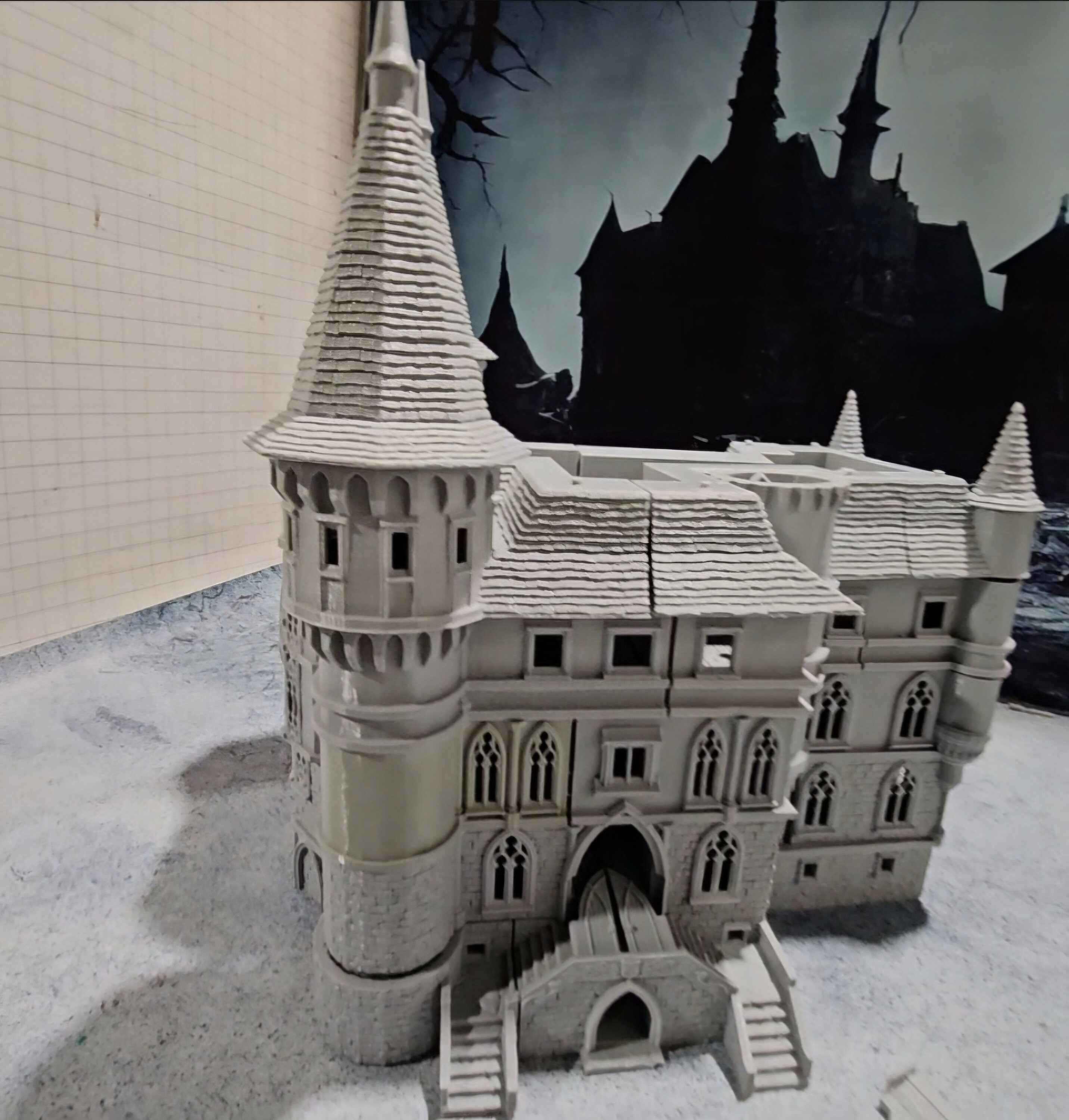 Castle Dracul Manor 28mm for Tabletop Wargaming - Vampire Residence ...
