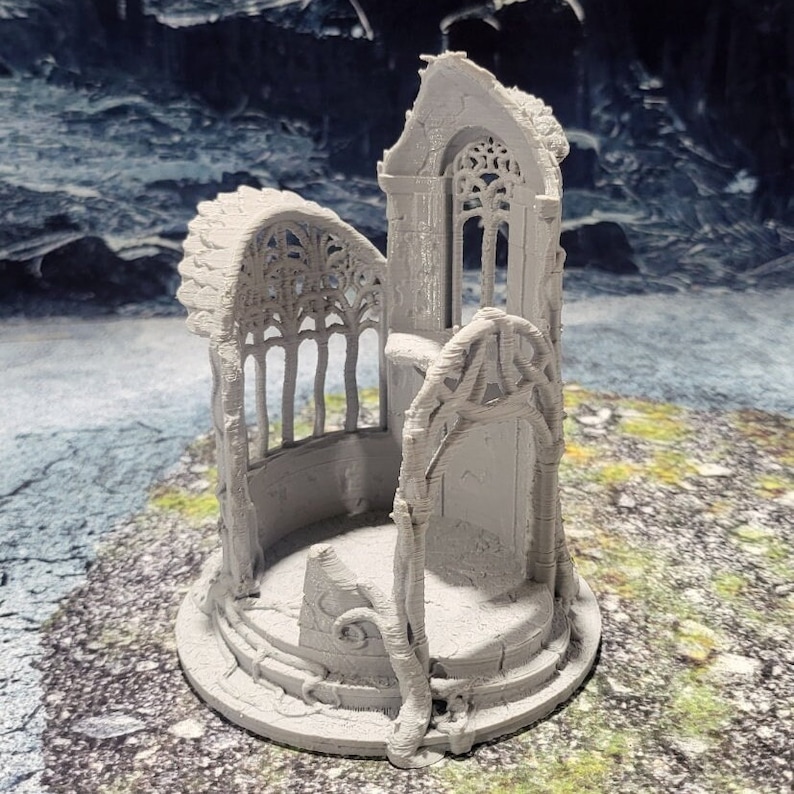 Ruined Elven Watchtower for Dnd, Pathfinder, and Wargaming - Etsy