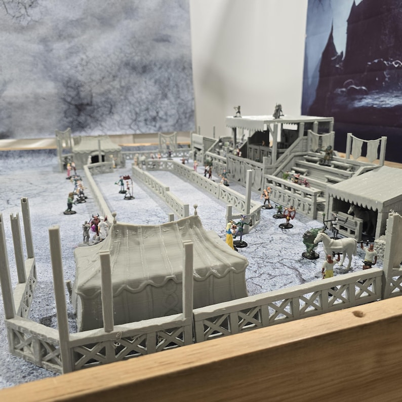 Medieval Jousting Grounds: High-detailed Historical Diorama for ...
