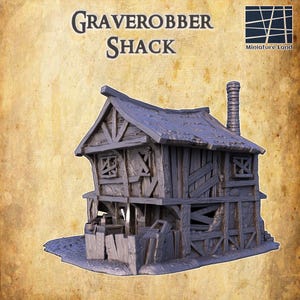 Graverobber Shack: Medieval Era Workhouse Perfect for Dark Fantasy ...