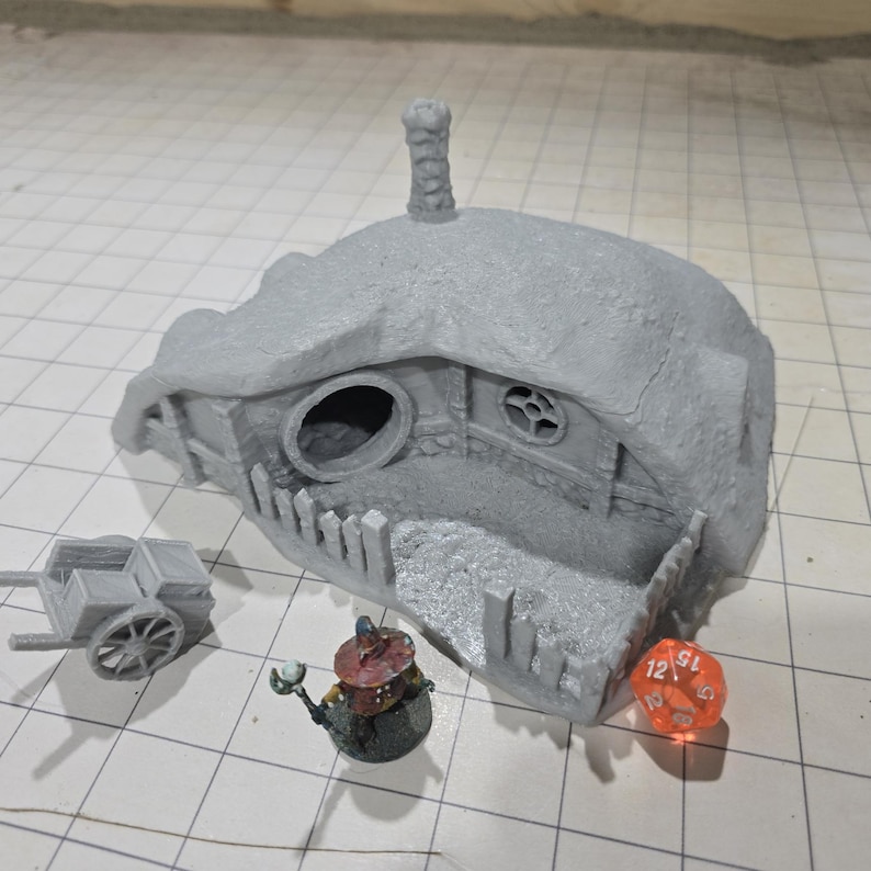 Hobbit Burrow Set of 7, Large Hobbit Houses, Hobbit Village - Etsy
