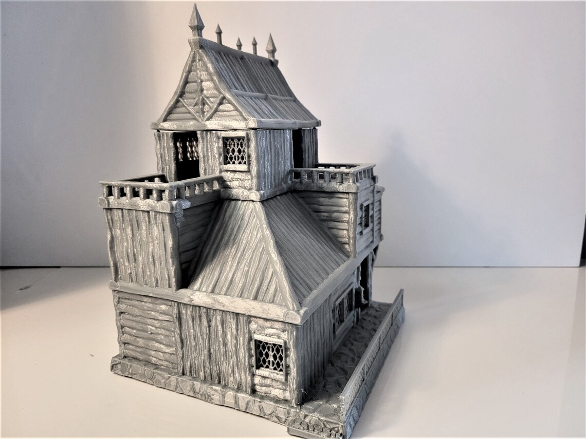 Slum House 1 Slum Neighborhood 28mm Scale Slums House | Etsy