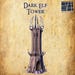 Dark Elf Tower: Medieval Fantasy Tower for Tabletop Gaming and Dioramas ...