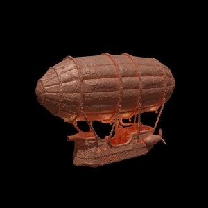 Dwarf Steam Zeppelin, Dirigible, Blimp - Etsy