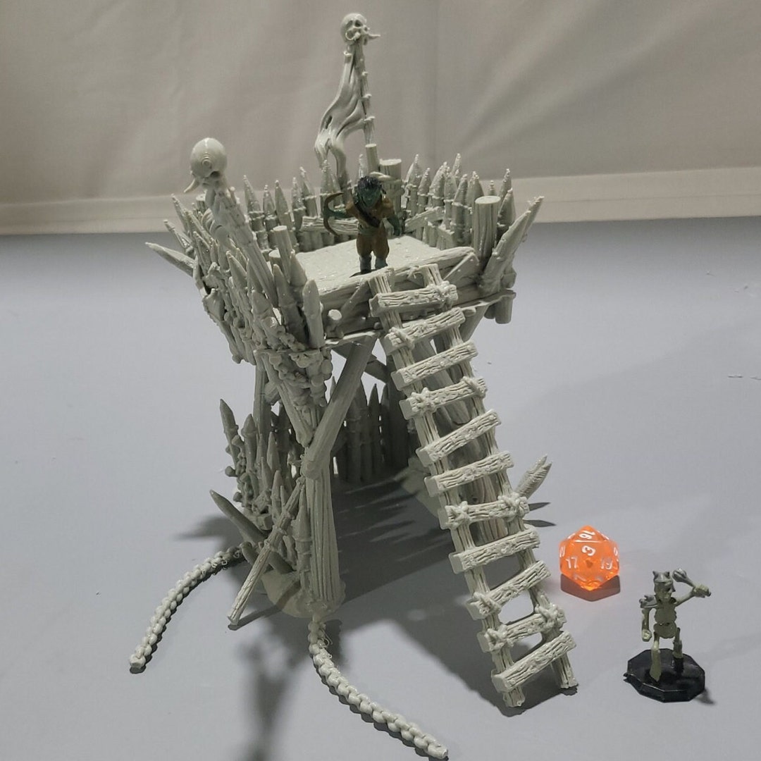 Orc Lookout Tower, Watch Tower, Orc Look Out Post, Dungeons and Dragons ...