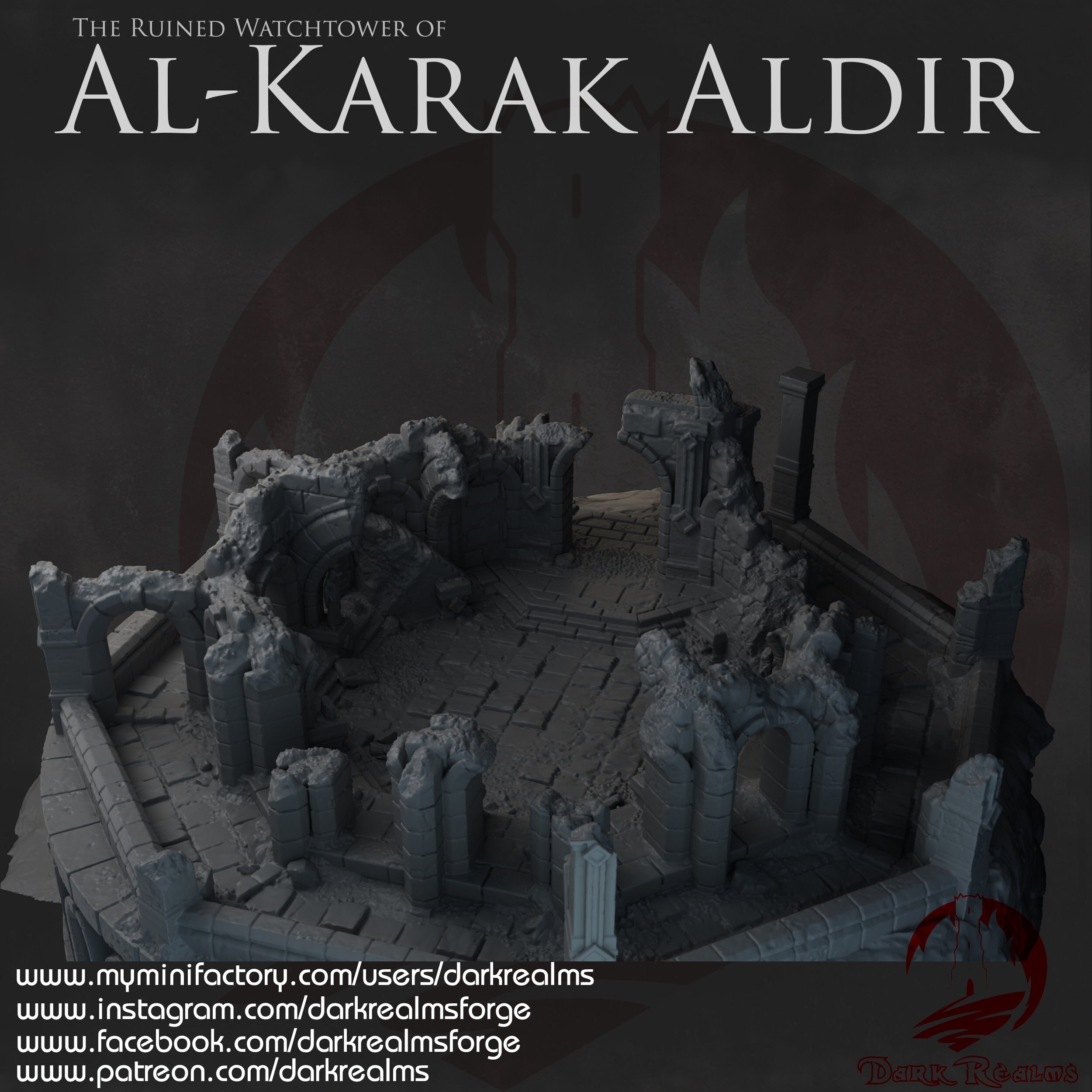 Aldir Watchtower Ruins, Ruins of Aldir, Al'karak Aldir Ruins, Watchtower of Aldir, Ruined ...