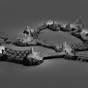 Cavern Set, Raised Cavern Set, Cavern Floor Setting, Cavern Terrain ...