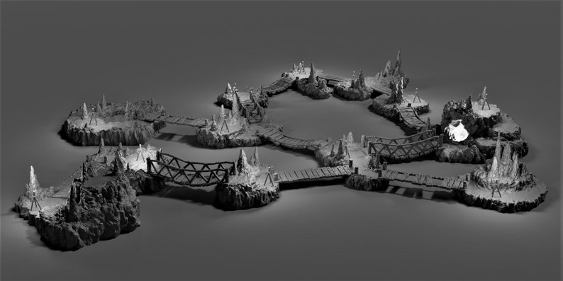 Cavern Set Raised Cavern Set Cavern Floor Setting Cavern - Etsy