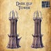 Dark Elf Tower: Medieval Fantasy Tower for Tabletop Gaming and Dioramas ...