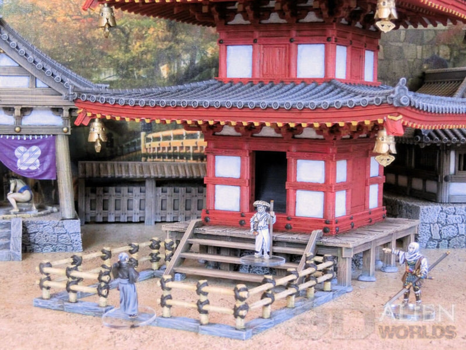 Samurai Dice Tower, Pagoda, Dnd Miniature, Wargaming Terrain, Dungeons ...