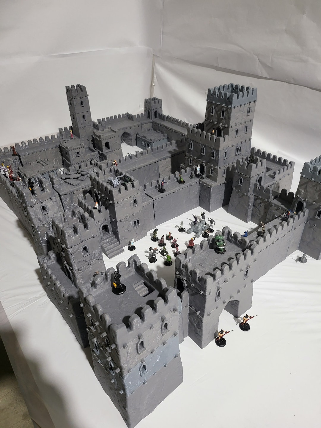 Desert Castle Complex for Tabletop Wargaming - Desert Huts and Terrain ...