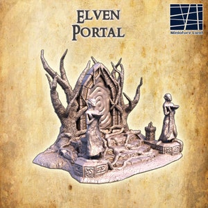 Elven Portal: Ancient Fantasy Gateway for D&D, Wargaming - Etsy