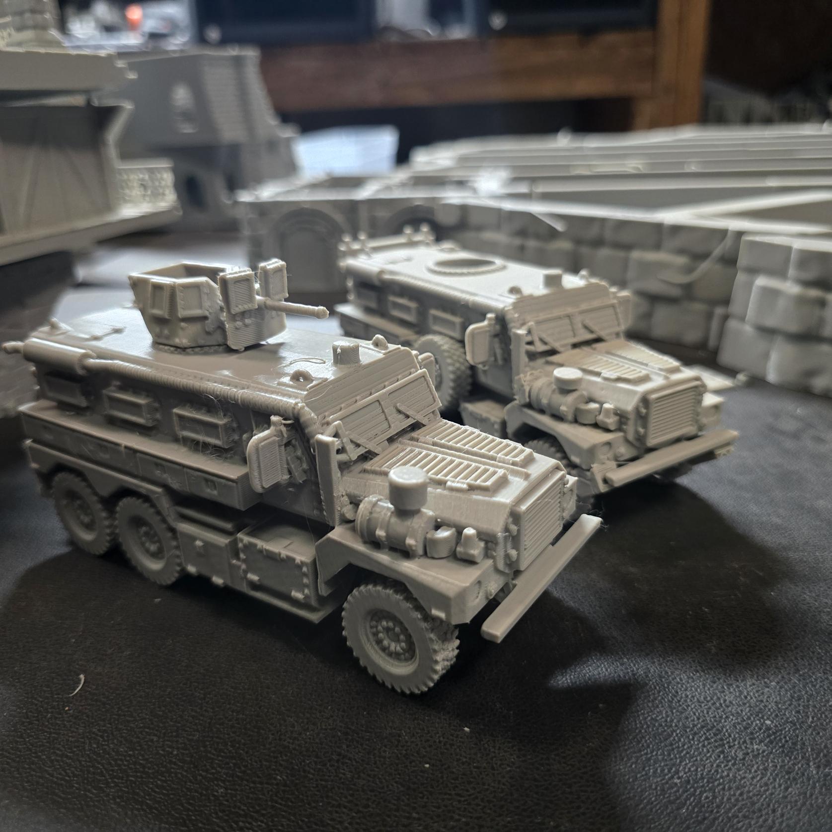 Cougar MRAP 4x4: Modern Military Armored Vehicle for Model Railroading ...