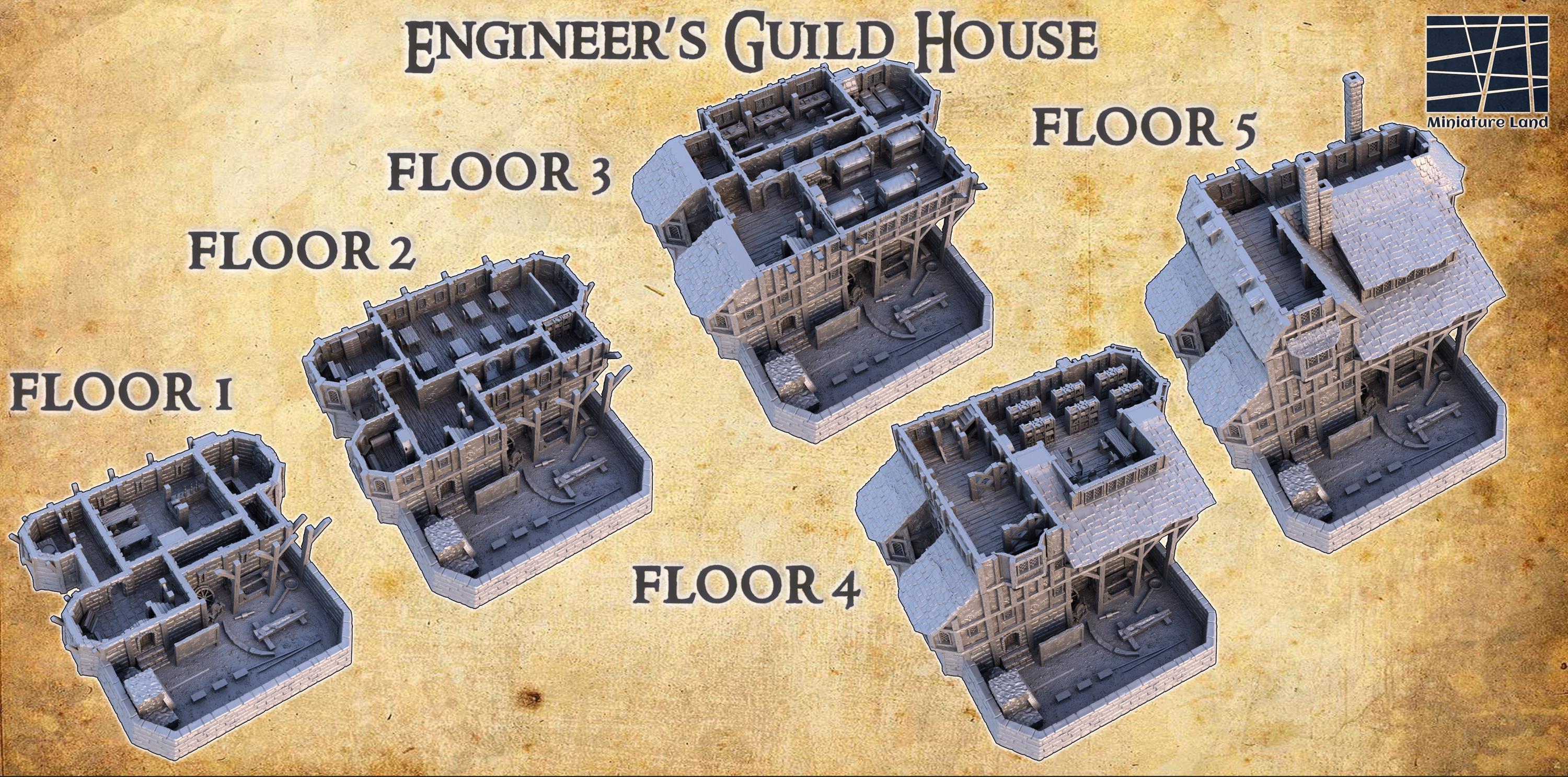 Engineer's Guild House: Medieval European Workshop for Role-playing and ...