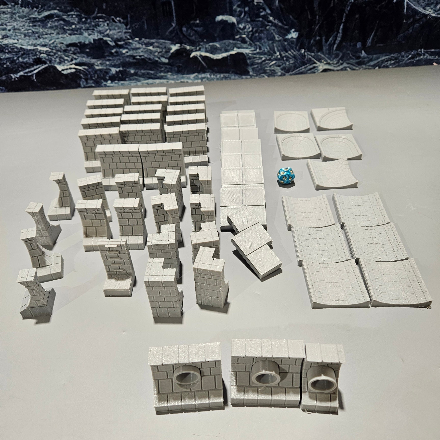 50+ Parts, City Sewer System Set, Tabletop Terrain, Gaming Miniature ...