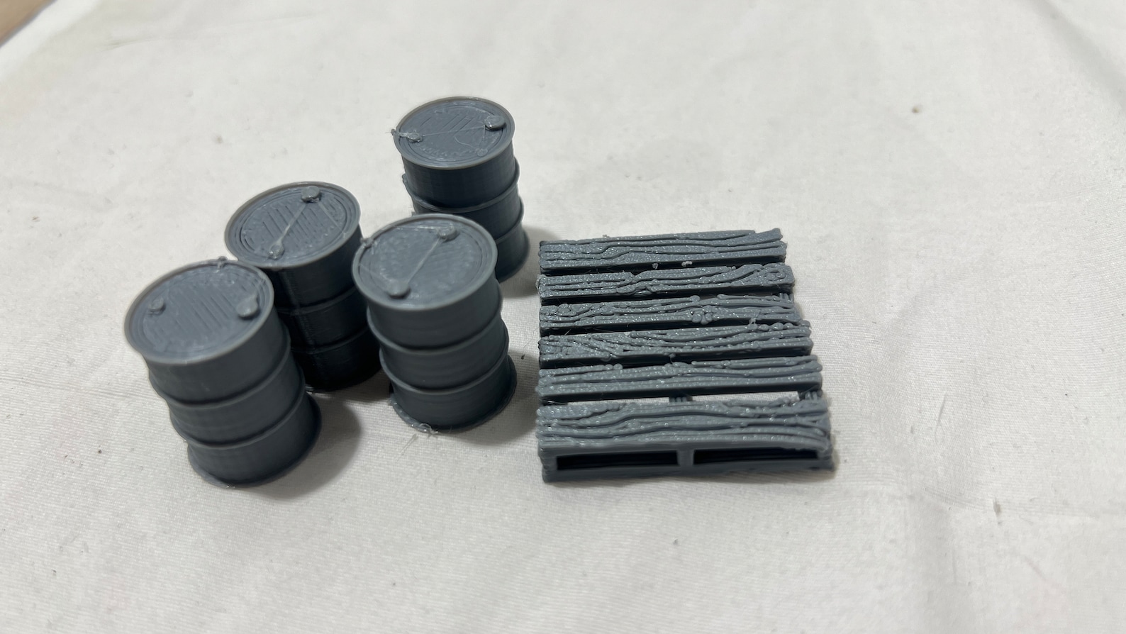 2 Pallets of Barrels, , Futuristic, Modern Terrain, Barrels, Bolt ...