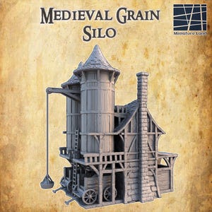 Medieval Grain Silo: Middle Ages Storage Facility for Grain and ...