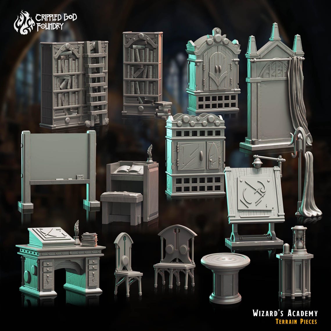 Wizard’s Academy: Arcane Study Furniture & Magical Classroom Terrain ...