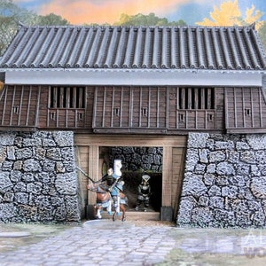 Samurai, Castle Gate & Tower, Gate Tower, Samurai Gate, Samurai Castle ...