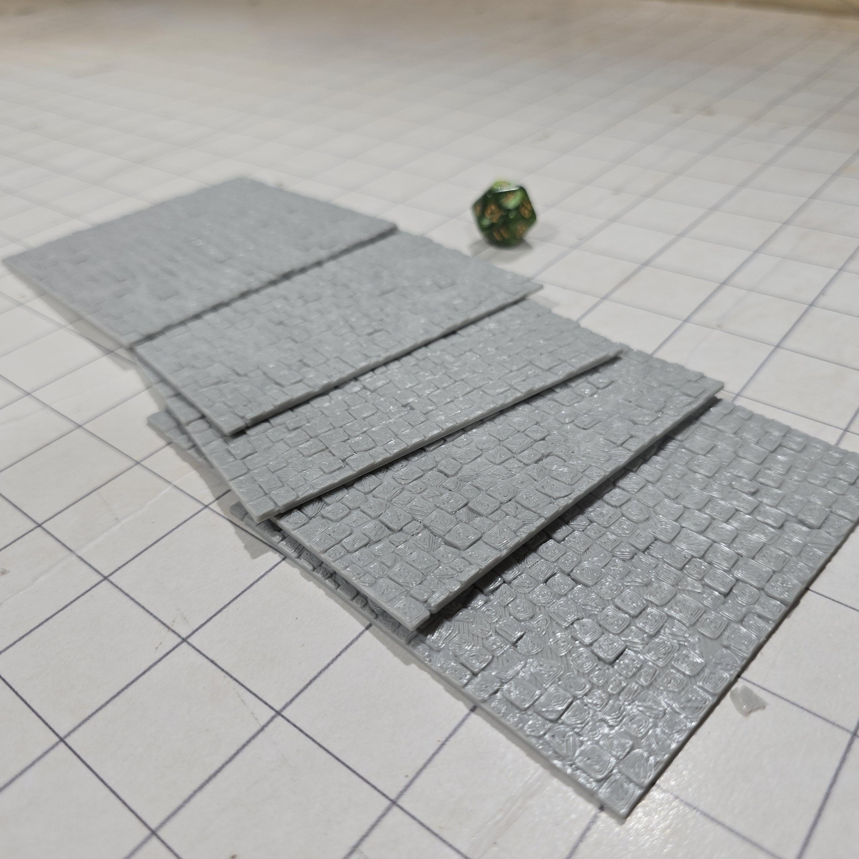 Coblestone Road Tiles, (set of 5) 4x4 Roads, Cobblestone - Etsy