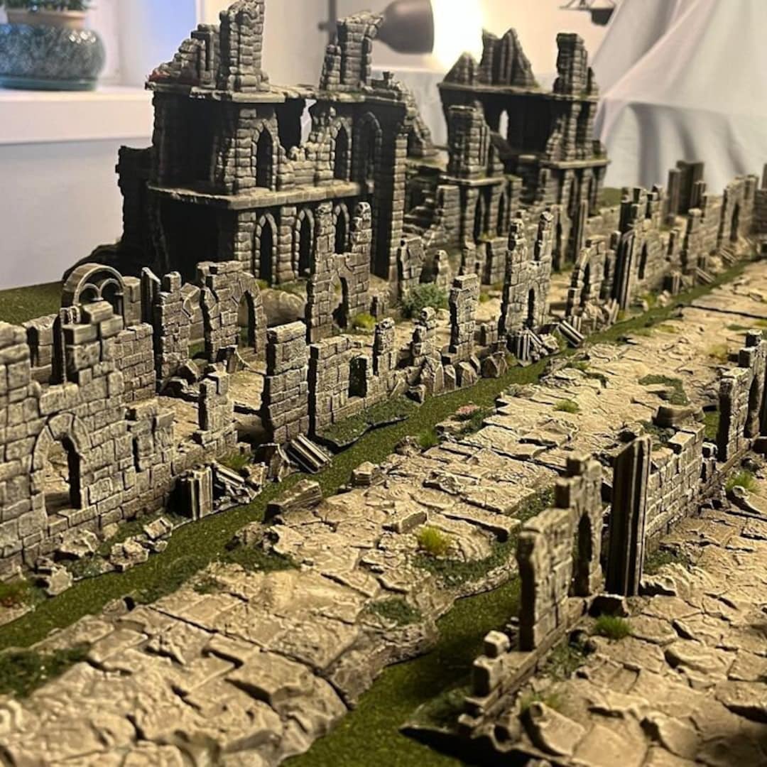 Old City Ruins, Ambush Grounds, Ruined Castle, Ruins, Dndterrain ...