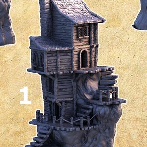 Cliffside Slum Houses - Complete Collection or Individual Pieces for ...