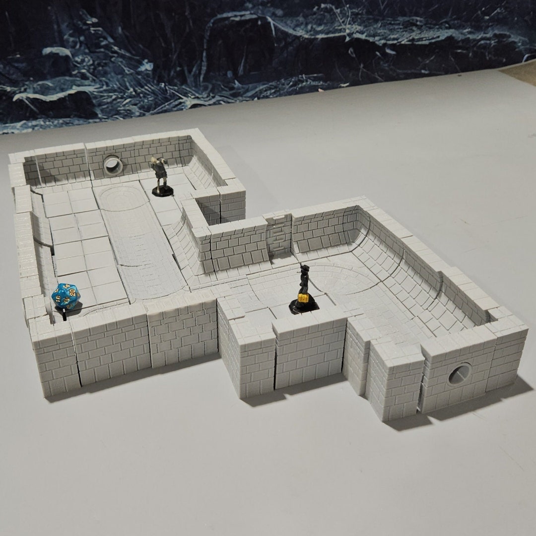 50+ Parts, City Sewer System Set, Tabletop Terrain, Gaming Miniature ...