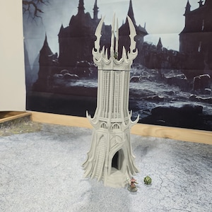 Dark Elf Tower: Medieval Fantasy Tower for Tabletop Gaming and Dioramas ...