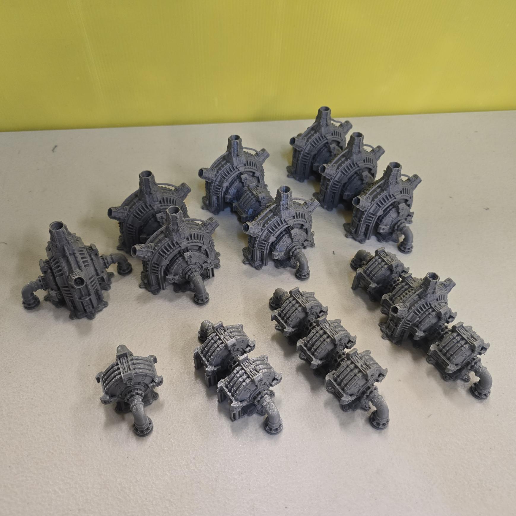 Grimdark Generators 28mm – 3D Printed Unpainted PLA Terrain Building ...