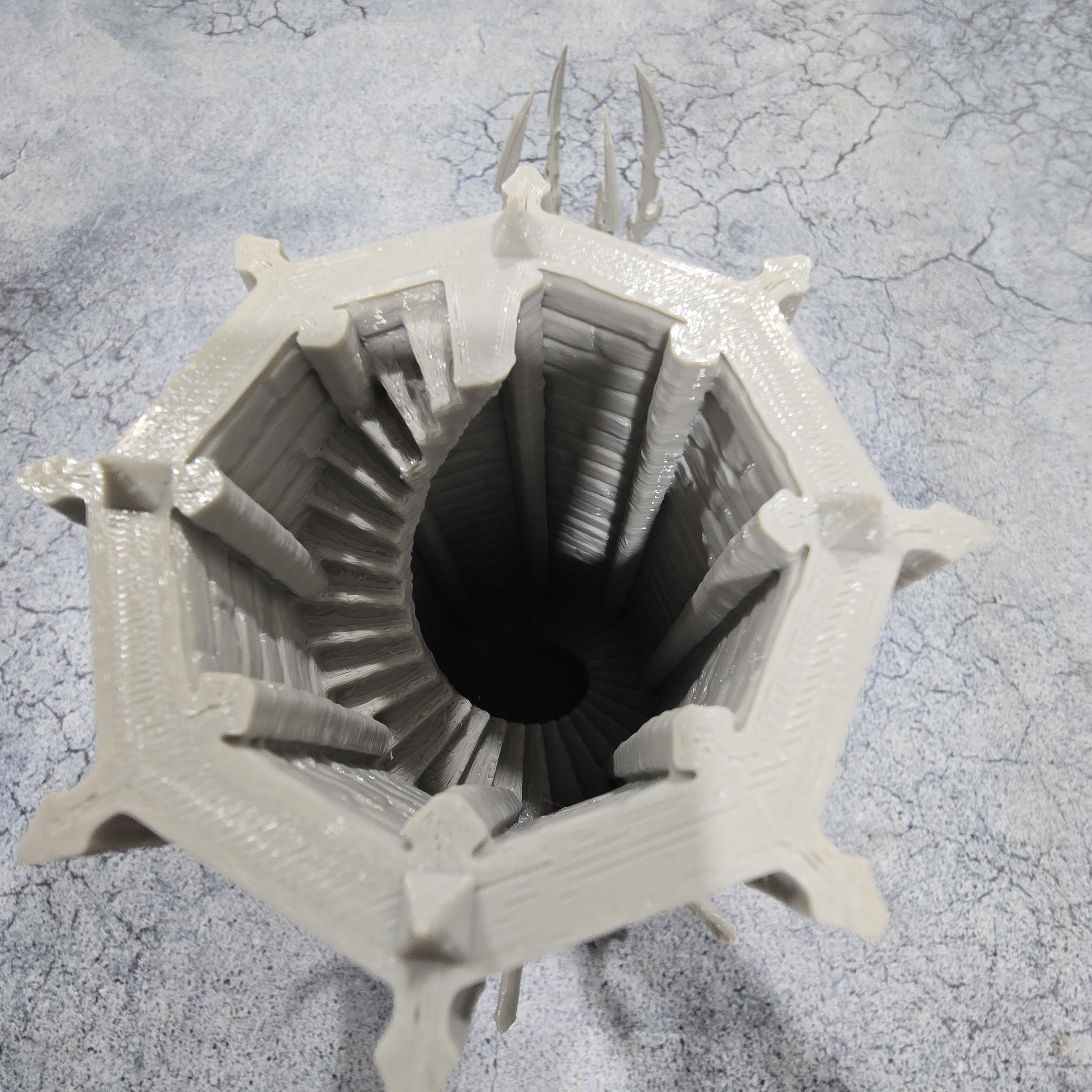 Dark Elf Tower: Medieval Fantasy Tower for Tabletop Gaming and Dioramas ...