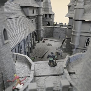 Castle Dracul-28mm, Curse of Strahd, Castle Terrain, Castle Complex ...