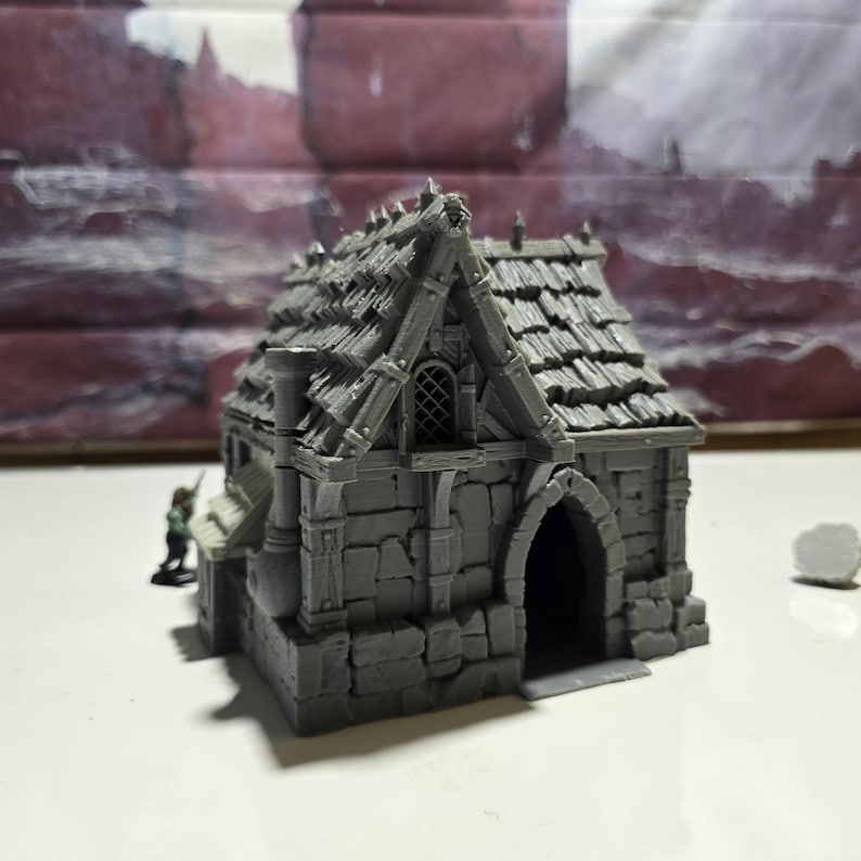 Alchemist Hut: Medieval Fantasy Alchemy Workshop Terrain Standard ...