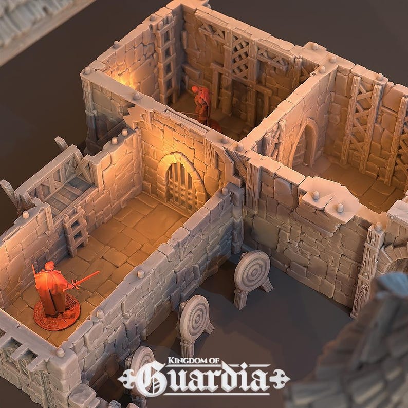 Medieval Archery School: Tabletop RPG Terrain - D&D Wargame Fort - Etsy