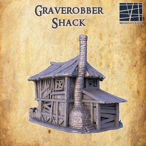 Graverobber Shack: Medieval Era Workhouse Perfect for Dark Fantasy ...