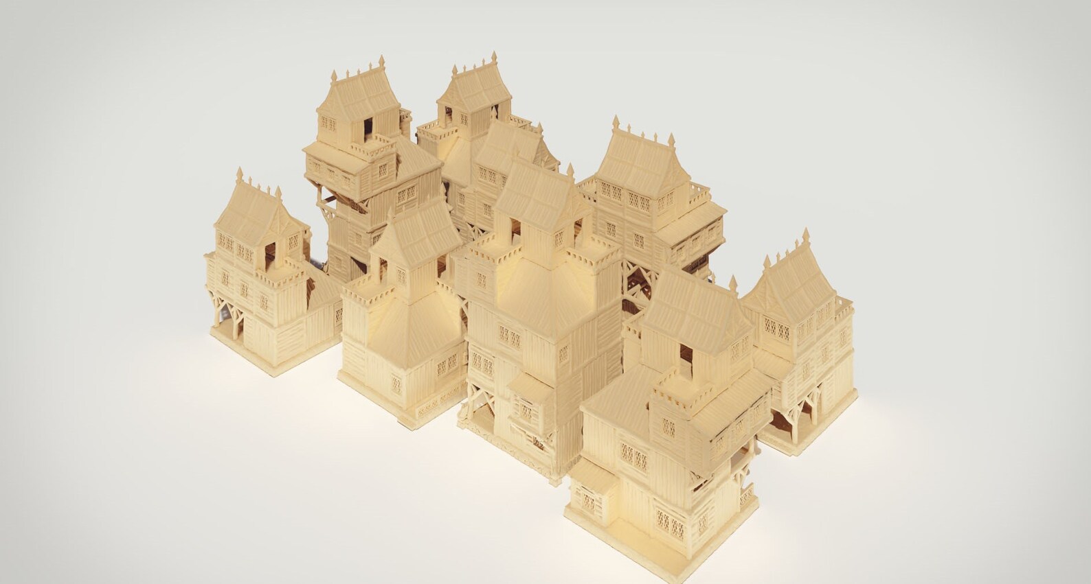 Slum Houses Slum Neighborhood 28mm Scale Slums House - Etsy