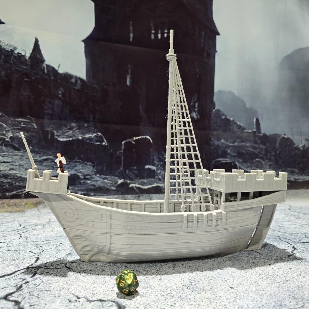 Medieval Cog Ship: Mid-12th to 14th Century Nautical Vessel for ...